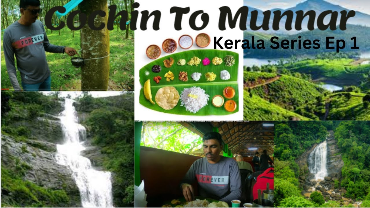 Kochi To Munnar Bike Trip Episode 1 || Sadhya In Kerala || Kerala Tour Guide || Rubber Plants ...