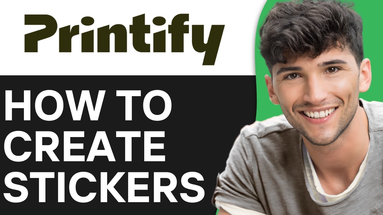 How to Create and Sell Stickers on Printify (2024) - YouTube