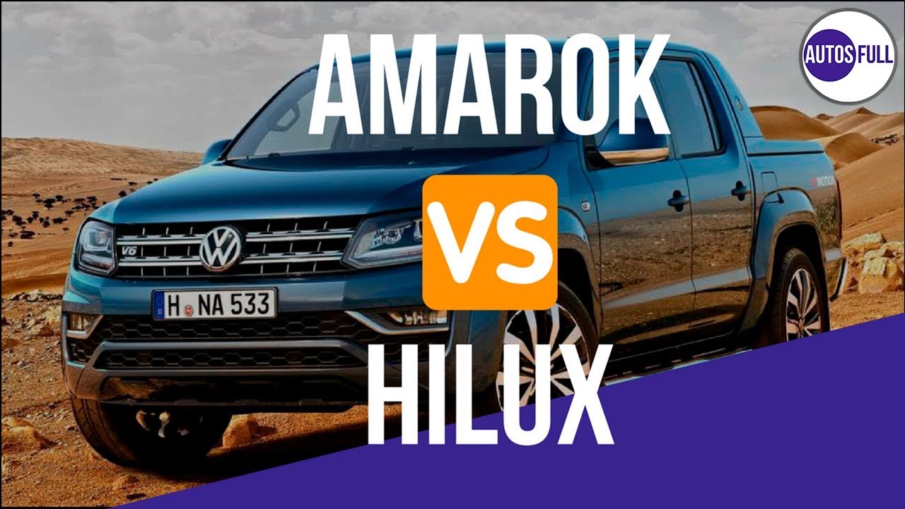 Volkswagen Amarok V6 Extreme VS Toyota Hilux SRV - YouTube