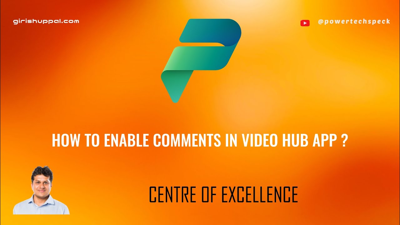 How to enable comments in Video Hub App in Centre of Excellence starter ...