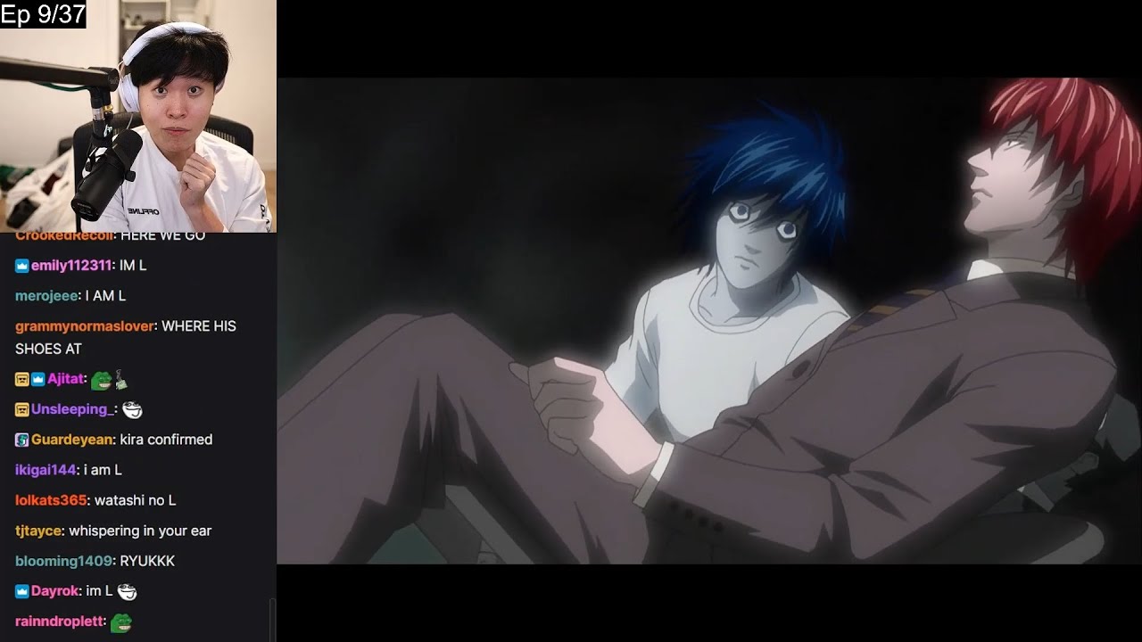 Disguised Toast watches death note (L reveals his identity to Light Pt ...