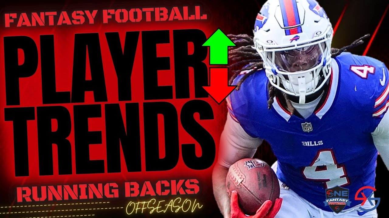 RUNNING BACKS Trending Players - WHOs HOT, WHOs NOT | NFL Playoffs ...