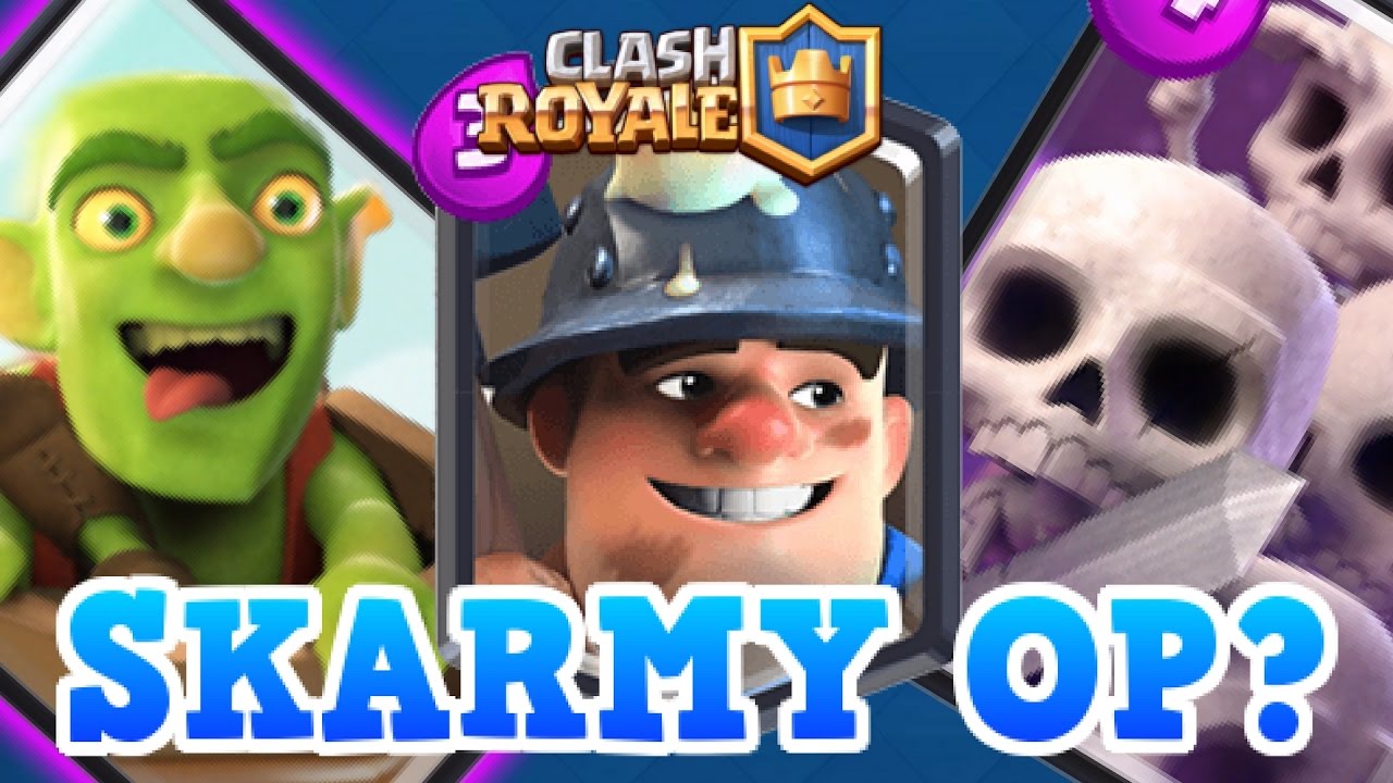 Clash Royale: SKARMY GOB BARREL CYCLE DECK IS THE NEW CR META? - YouTube