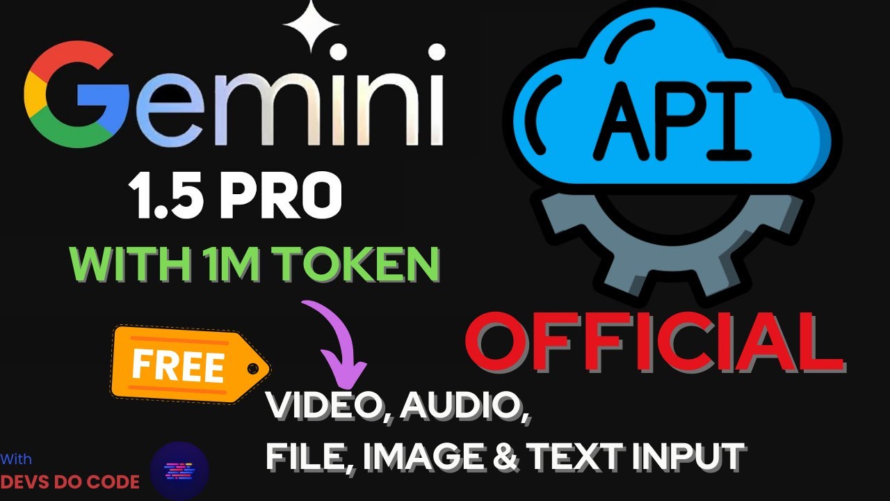 Getting Started With Gemini 1.5 Pro API 🚀 || Video | Audio | Files ...