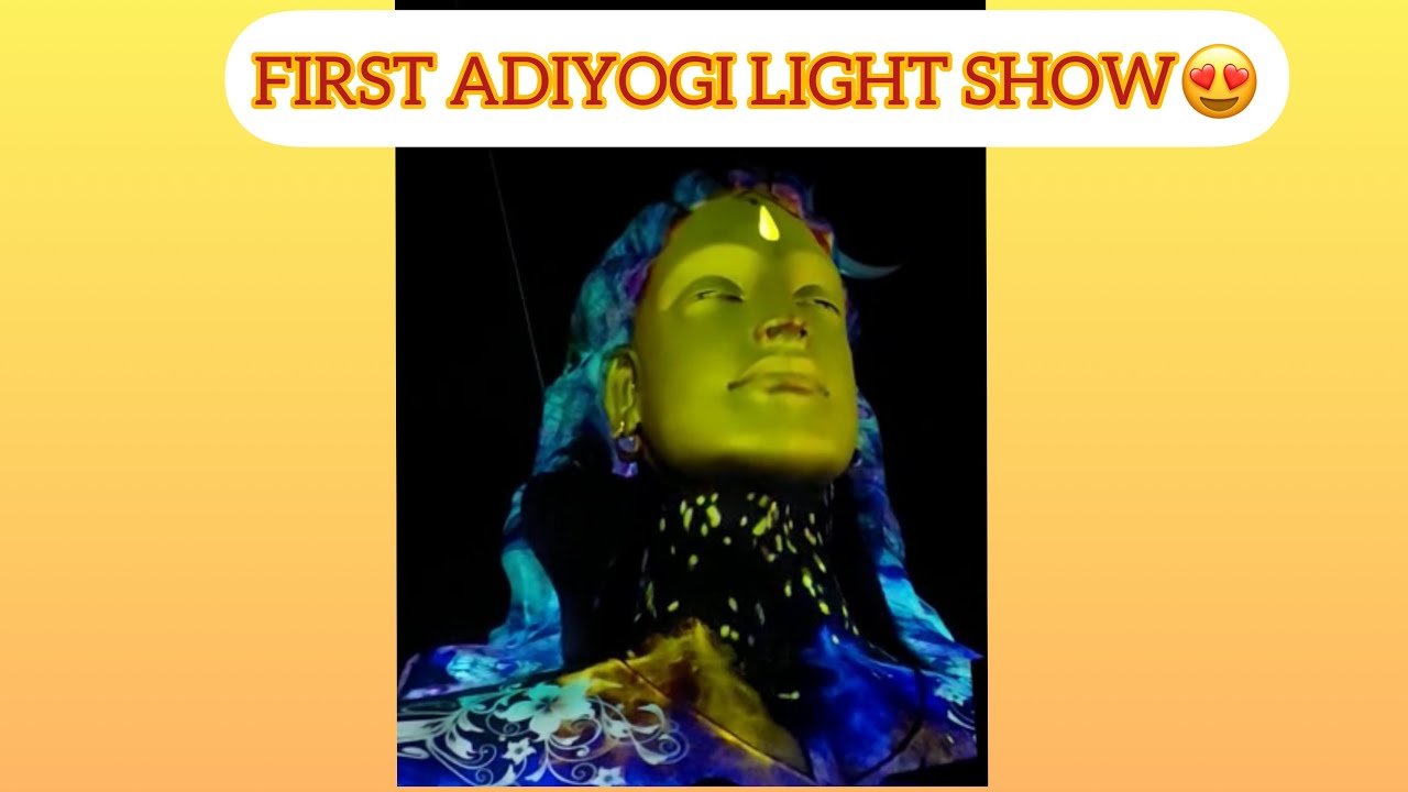 Adiyogi 3D light Show || Adiyogi Divya Darshan || Shiva Temple - YouTube