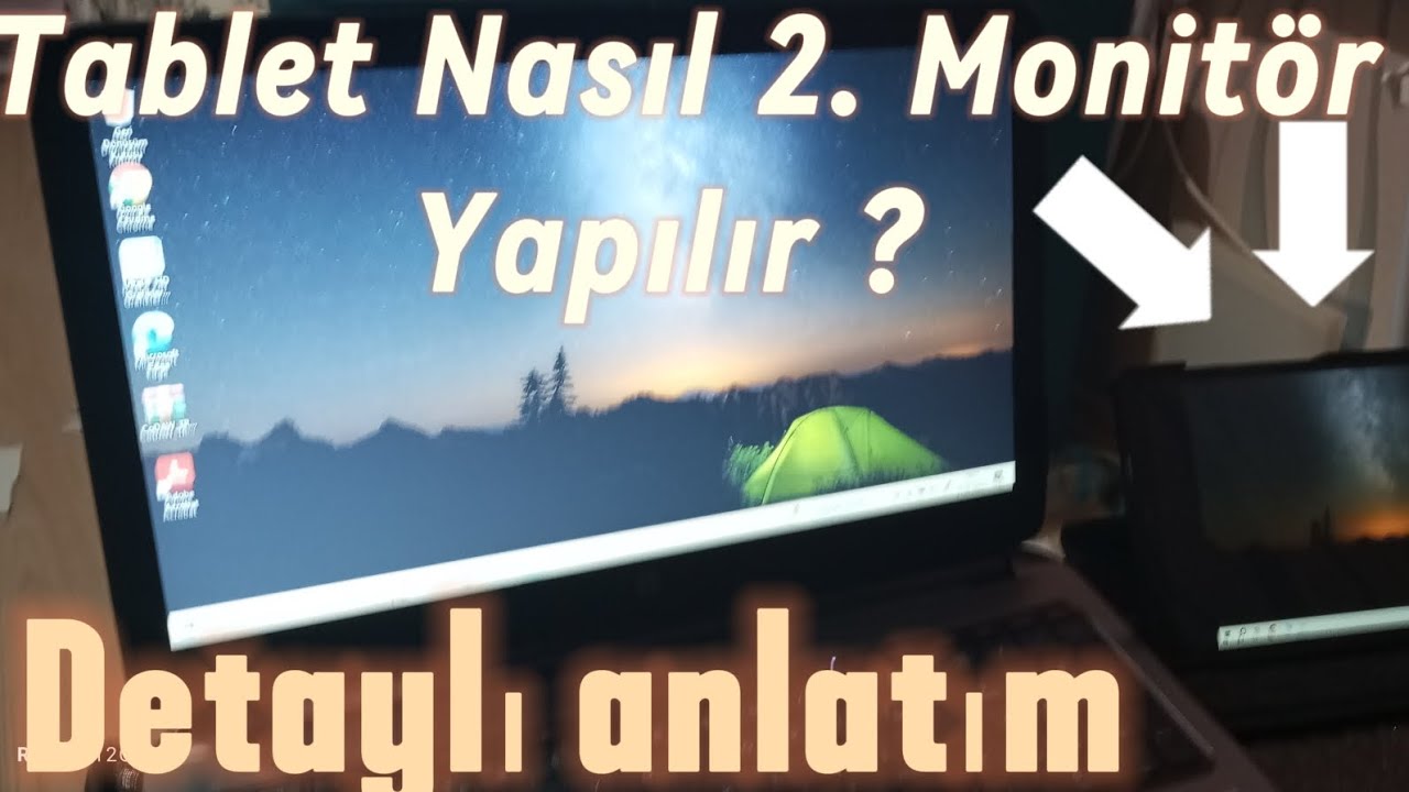 Tablet ekranı nasıl 2. monitör yapılır? - YouTube