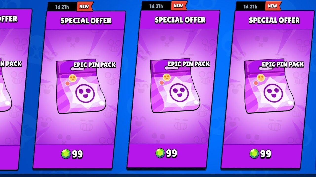 OPENING NEW EPIC PIN PACK! - BRAWL STARS - YouTube