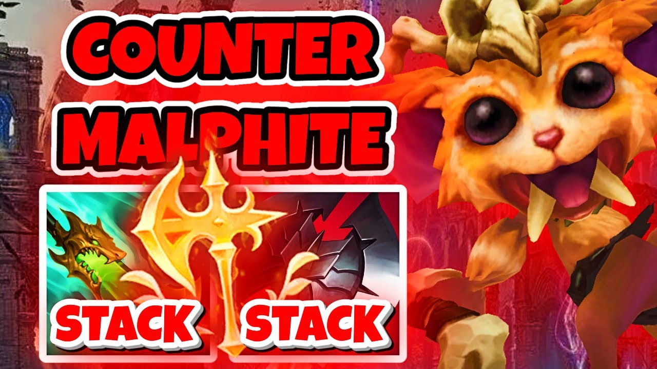 I FOUND THE COUNTER BUILD TO MALPHITE?!? (Max CDR Gnar) Season 15 Gnar ...