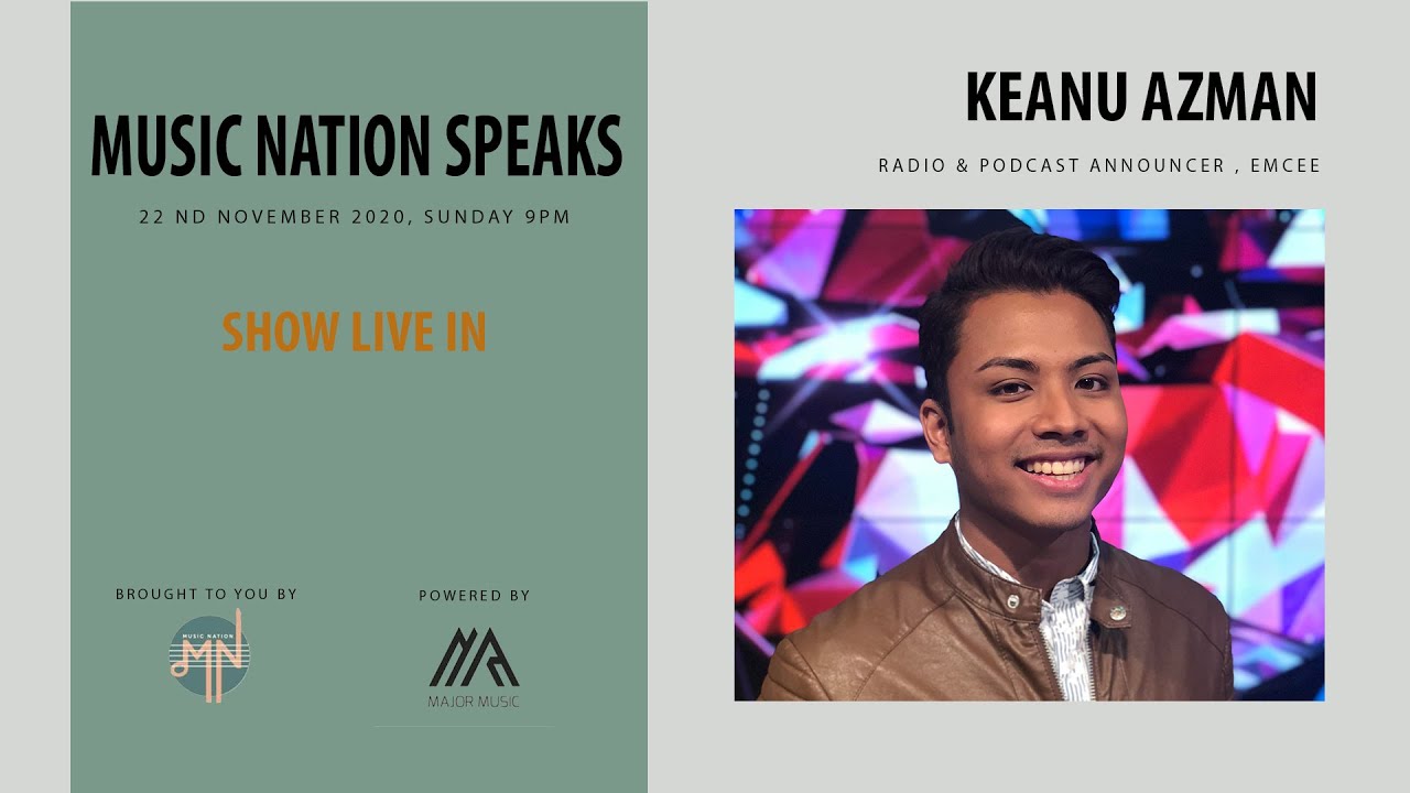Music Nation Speaks : Keanu Azman - YouTube