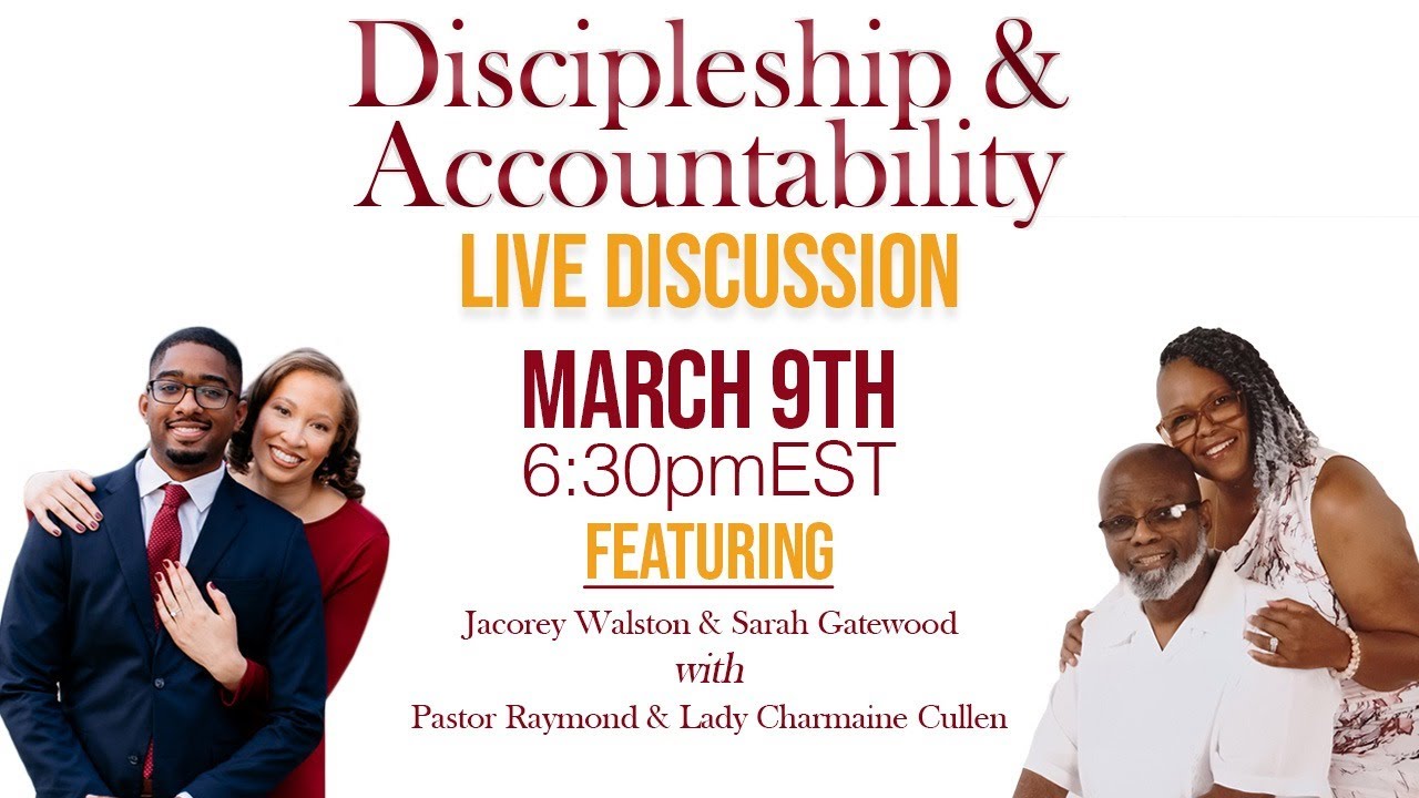 Discipleship & Accountability Livestream - YouTube
