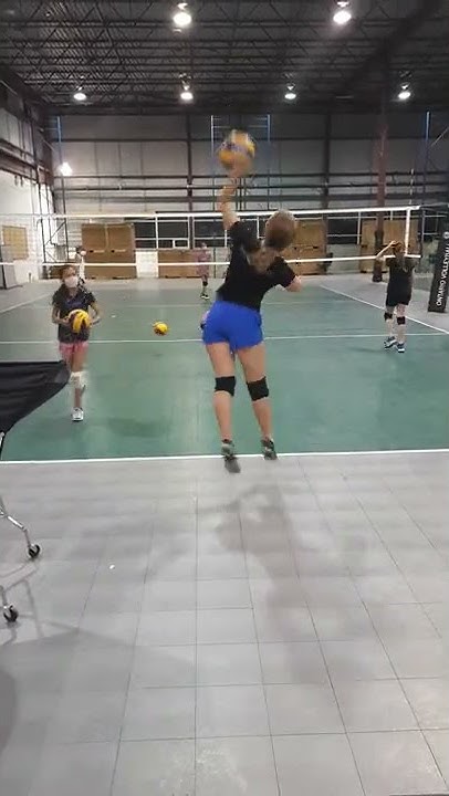 Jump Float Serve Progression - YouTube