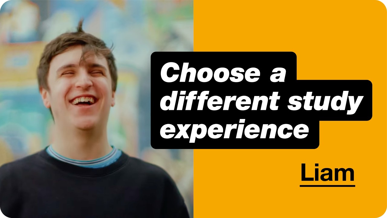 Choose a different study experience: Liam’s story - YouTube