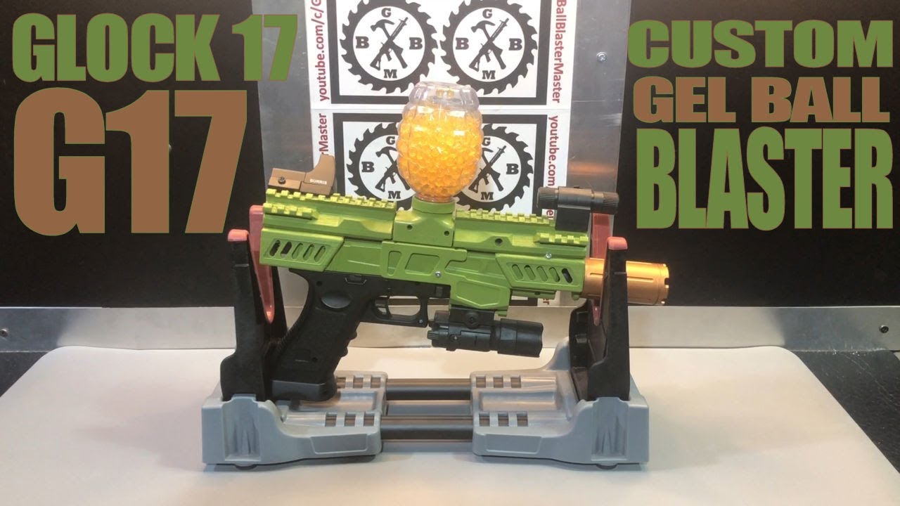 Custom G17 Gel Ball Blaster - Showcase/Build Explained/Demo & FPS Test ...