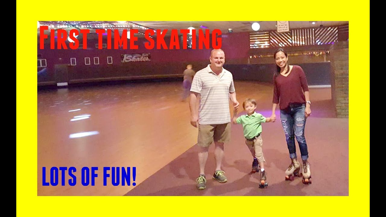 First Time Skating at The Merry Go Round Skate, Fun for the Kids and ...