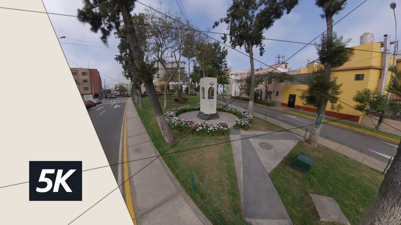 Parque Francisco Mariátegui y Tellería | Lima 🇵🇪 | VR 360 5K - YouTube