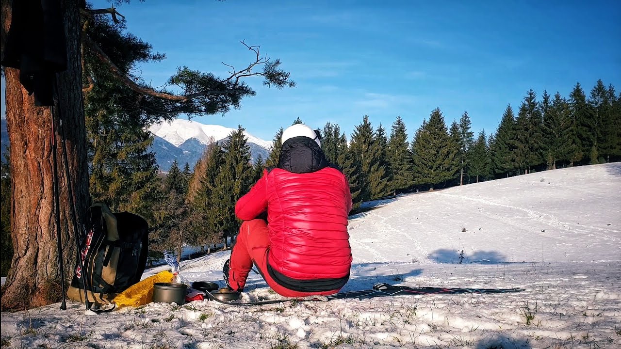 Solo Day Winter Camping in Freezing Temperatures I Trangia Cooking I 4K ...