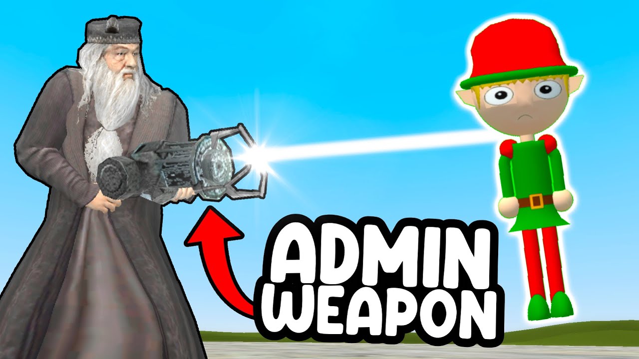 Admin Weapon Turns People Into This - Gmod City RP Admin Trolling - YouTube