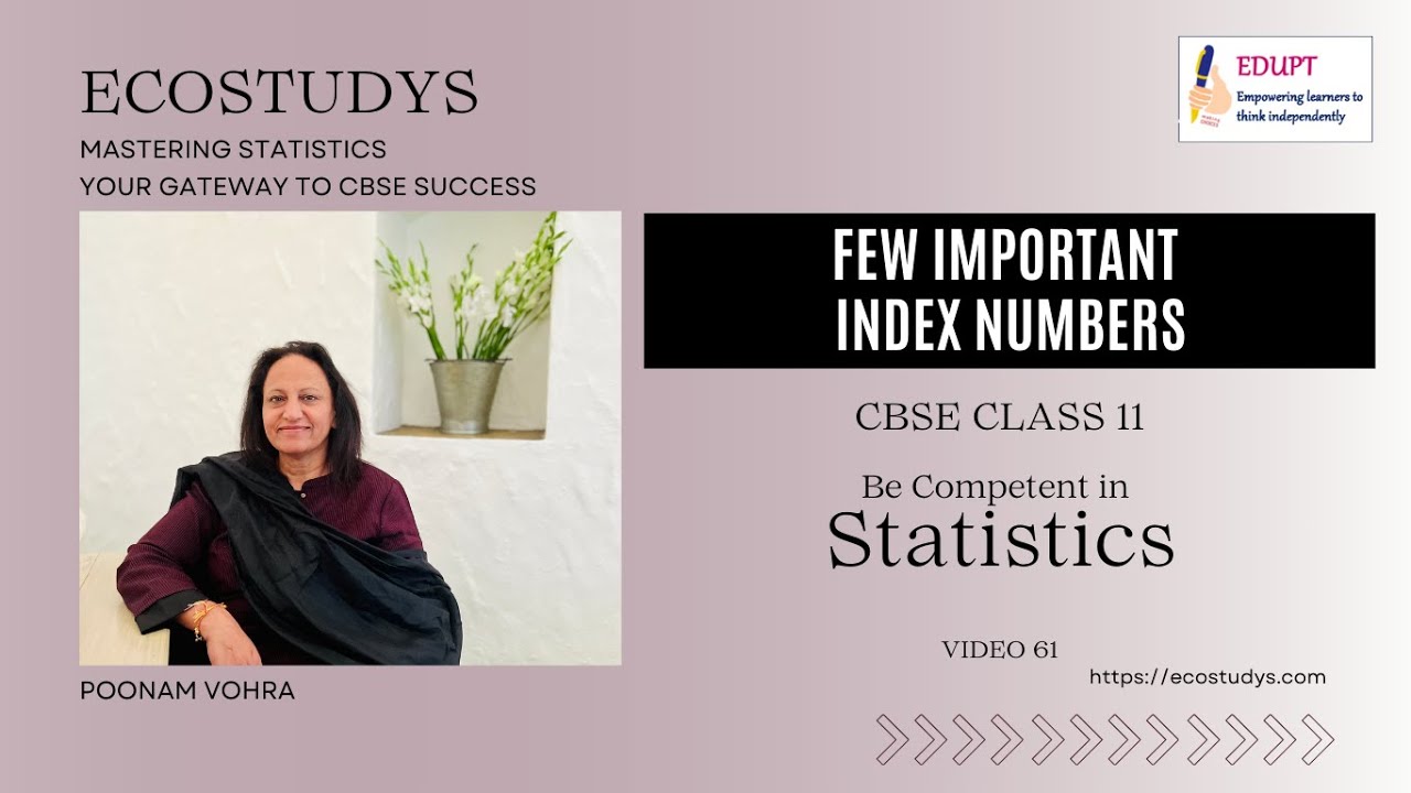 Index Numbers - Few Important Index Numbers in Statistics for CBSE ...