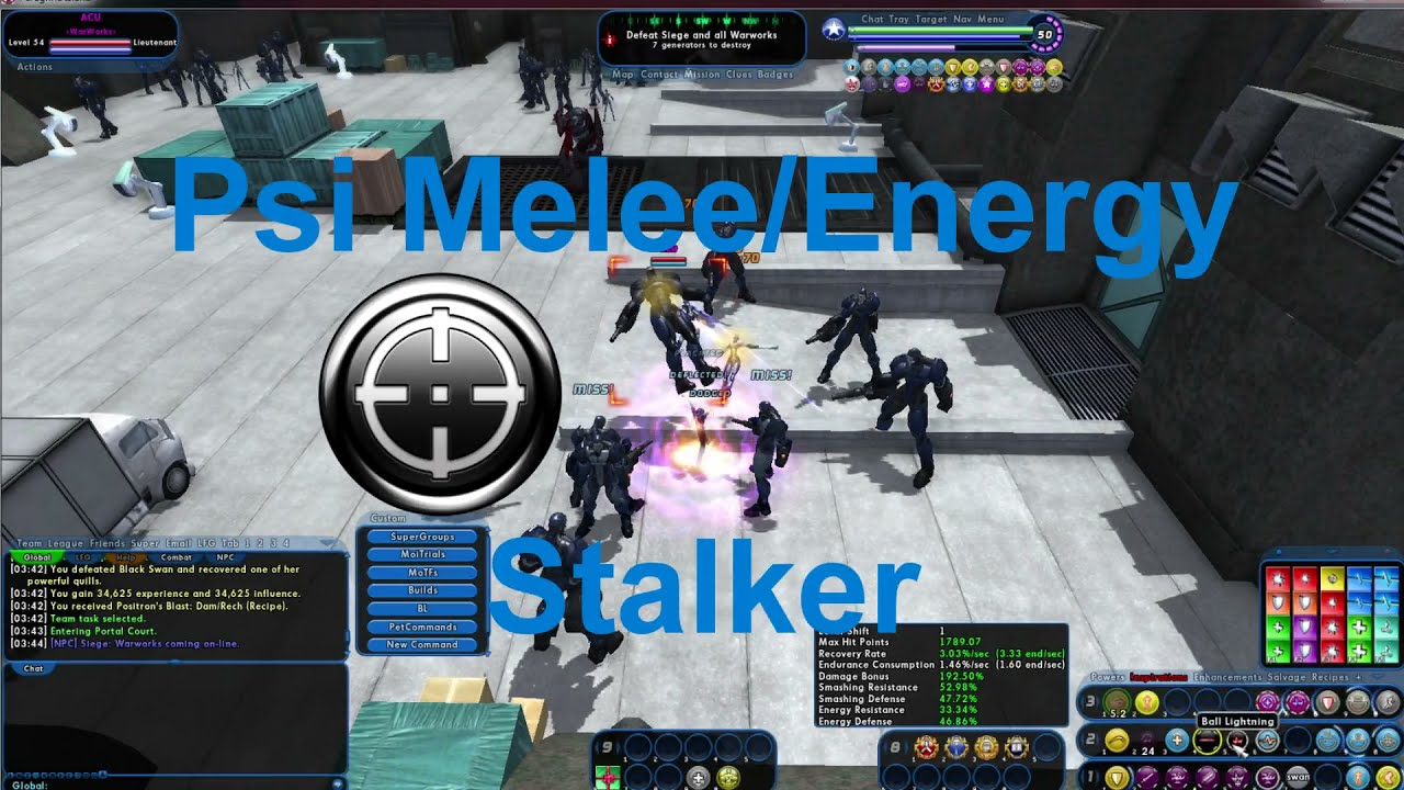 Building a Psionic Melee/Energy Stalker || City of Heroes - YouTube