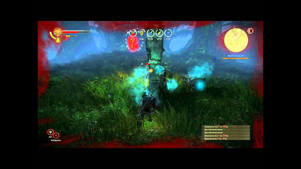The Witcher 2 - Melitele's Heart - Hard Difficulty - YouTube