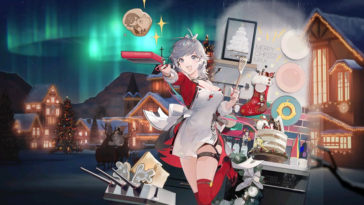 アズールレーン ケッコン シアトル クリスマス納会！ USS Seattle Azur Lane 碧蓝航线 - YouTube