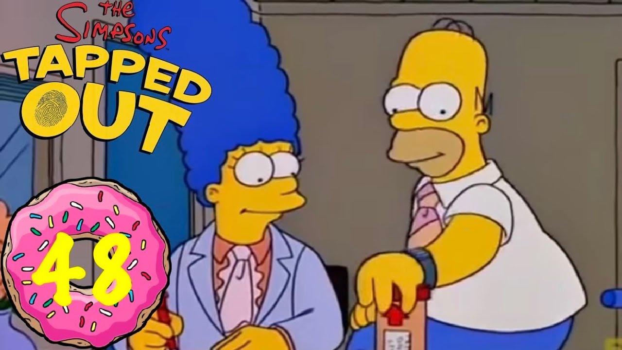 The Simpsons tapped out-walkthrough-Part 48-building the town - YouTube