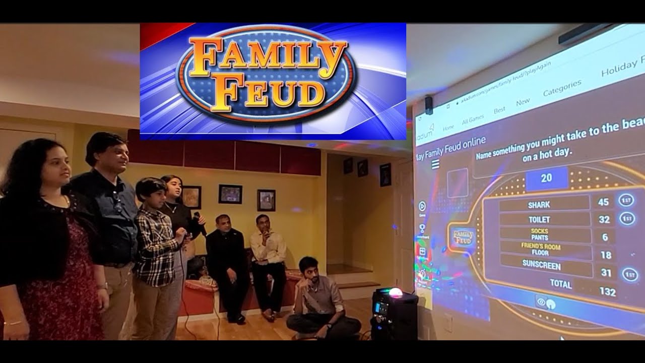Family Feud - new year's party with friends - YouTube