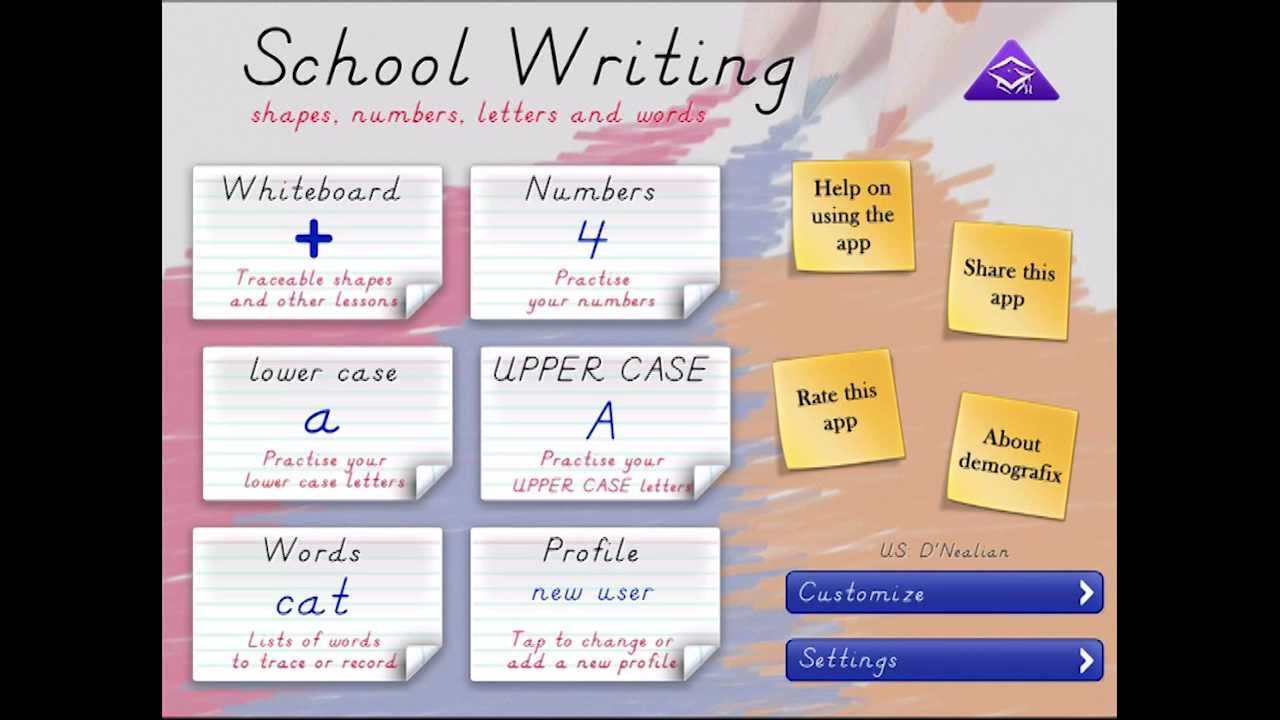 School Writing -- Learn to write and more! - YouTube
