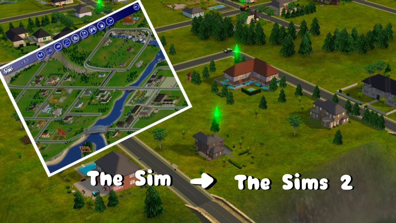 Old Town เอาละแวกเพื่อนบ้านจาก The Sim มาเล่นใน The Sims 2 (custom ...
