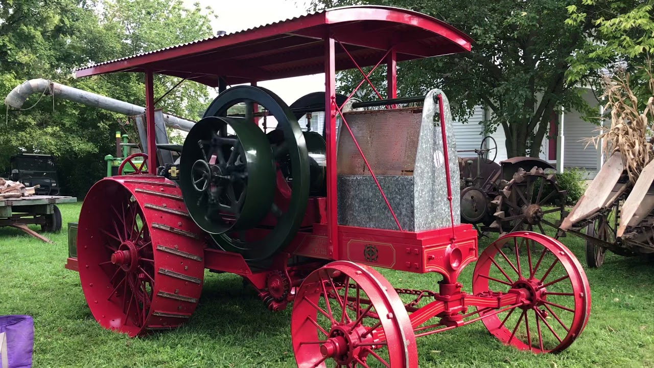 1908 IHC 20hp Friction Drive at Winchester Show 2018 - YouTube
