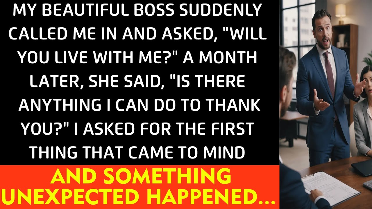 "My Gorgeous Boss Surprised Me: 'Will You Live With Me?' Followed by ...