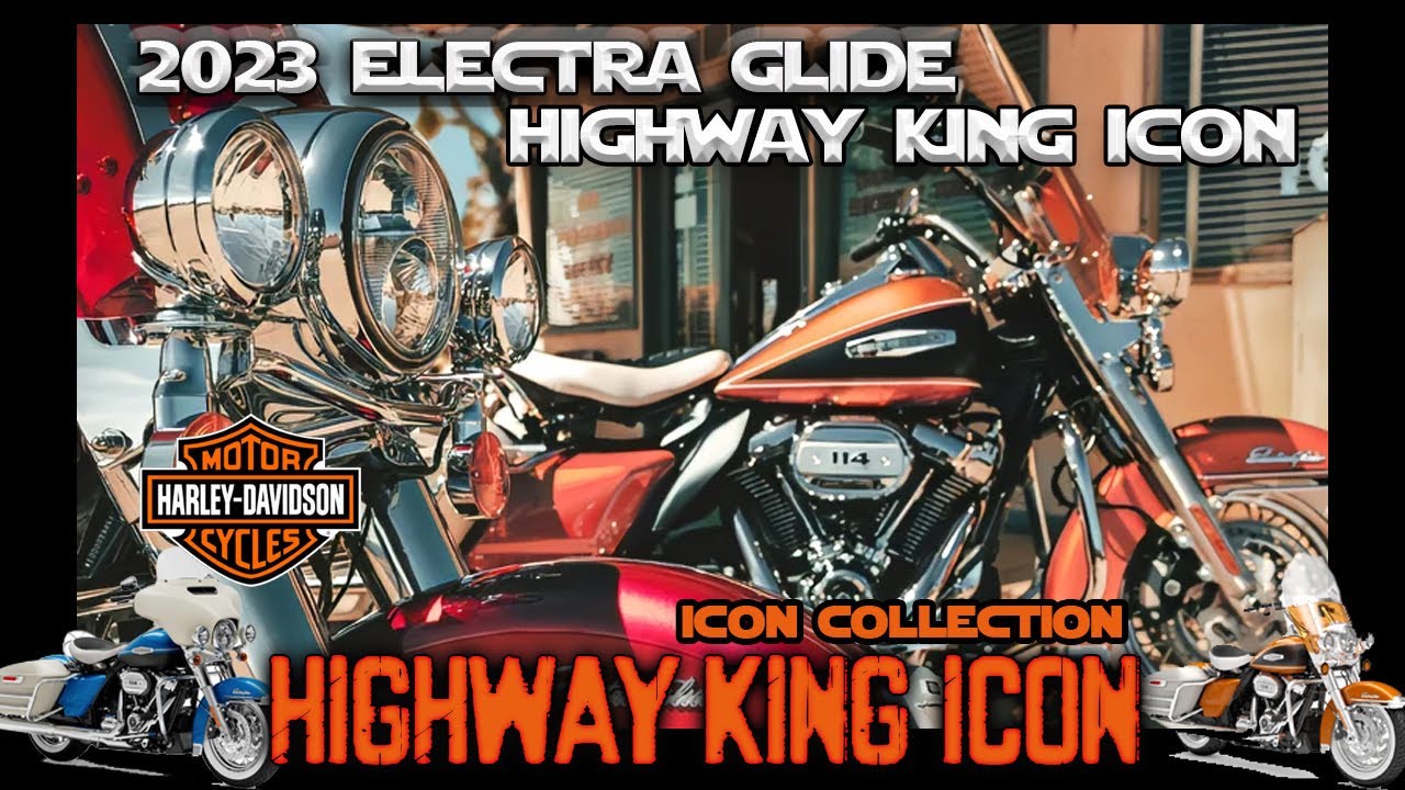 2023 Electra Glide Highway King Icon Collection - What's New? - YouTube