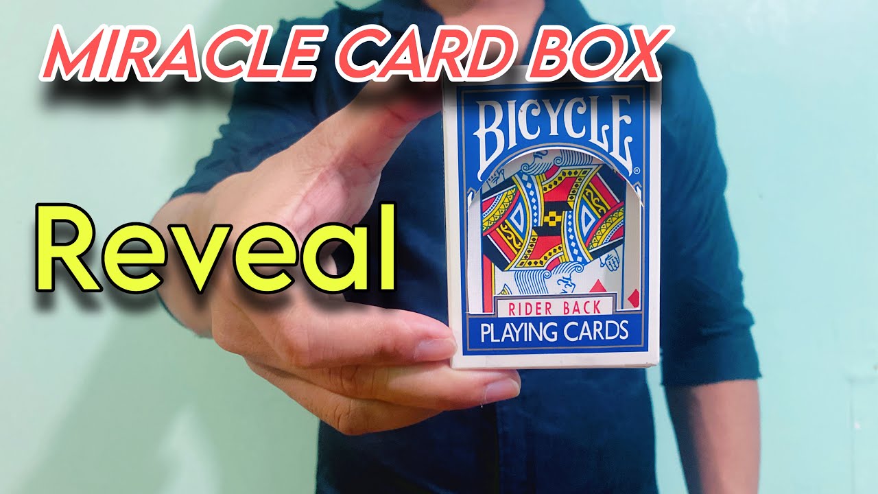 Miracle Card Box Change MAGIC Reveals - YouTube
