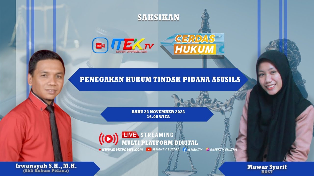 PENEGAKAN HUKUM TINDAK PIDANA ASUSILA - YouTube