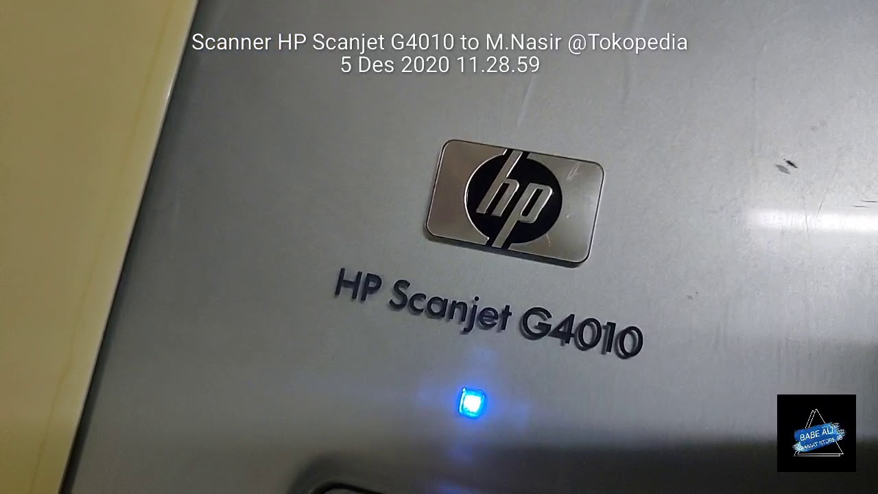 Scanner HP Scanjet G4010 Bisa Scan klise Negative dan Positive to M ...