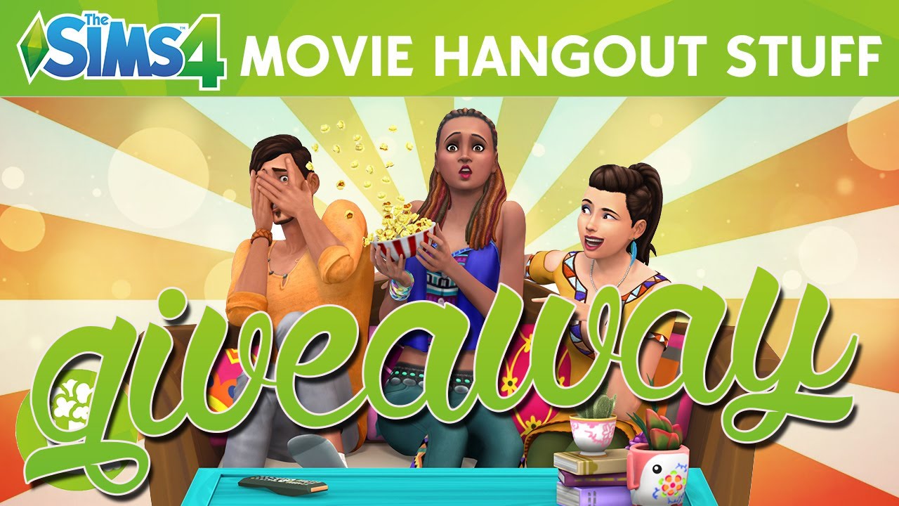 The Sims 4 Movie Hangout Stuff Pack GIVEAWAY! (CLOSED) - YouTube