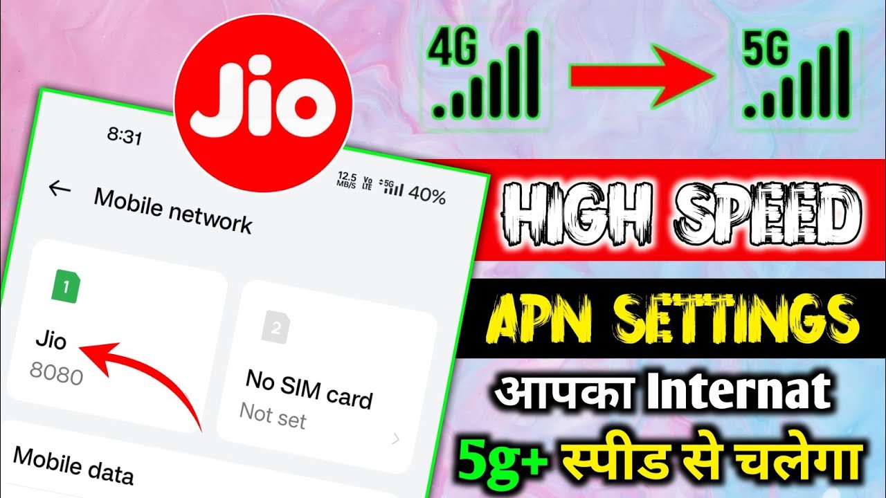 Jio Apn Settings 2024 Jio Network Problem Solution Jio Net Slow Problem Internet Problem