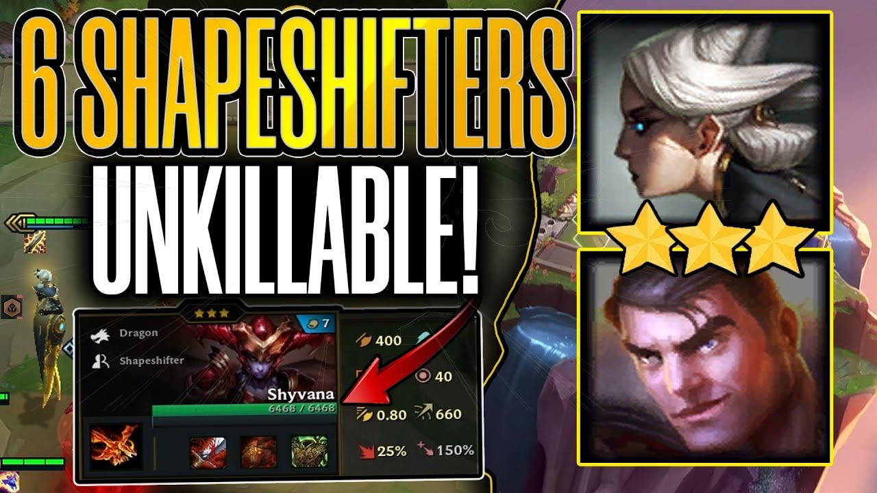 NEW 6 SHAPESHIFTERS ARE UNKILLABLE! NEW JAYCE & CAMILLE TFT GAMEPLAY ...
