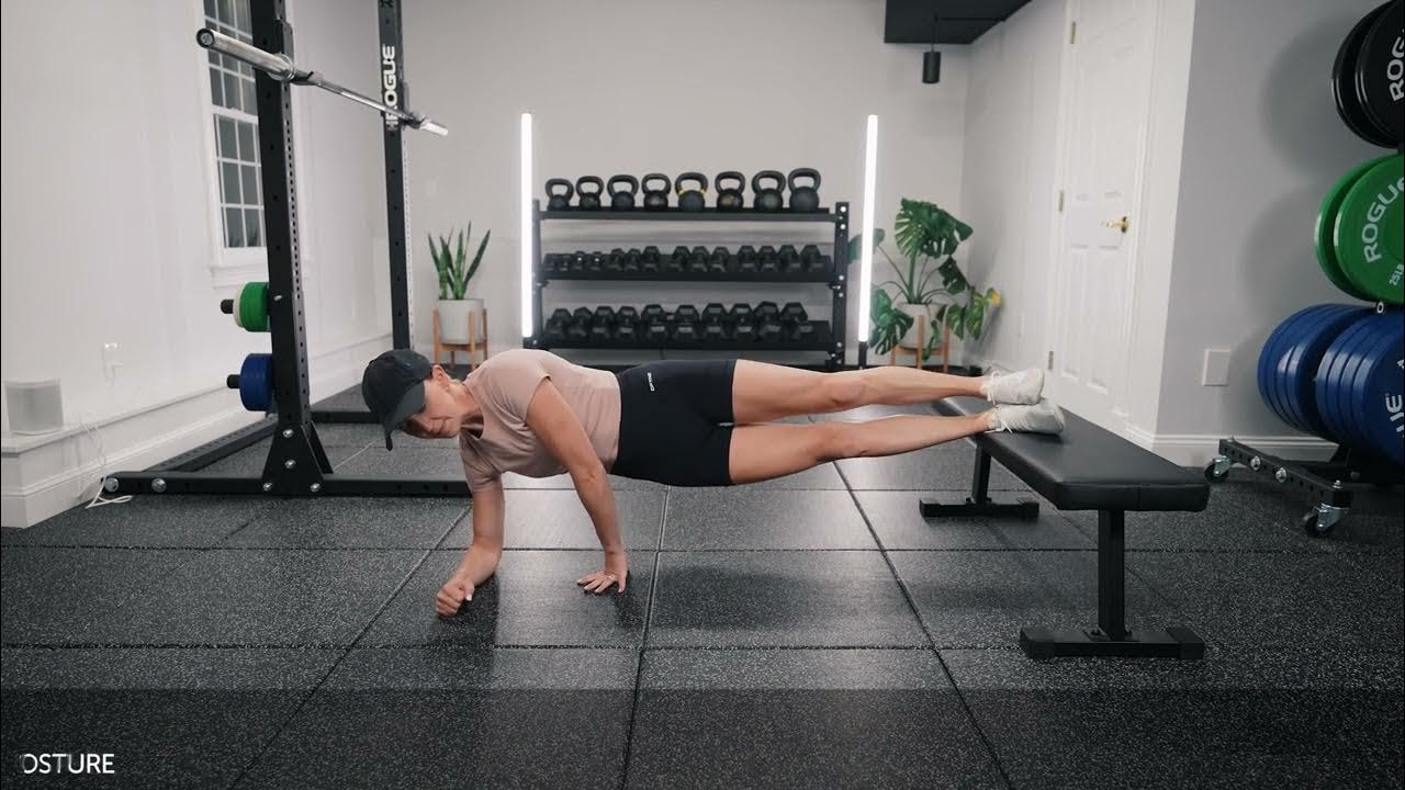 Feet Elevated Side Plank Hip Dip - YouTube