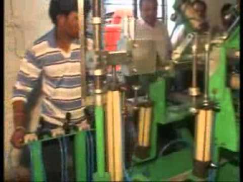 PNEUMATIC COIL SPREADING MACHINE - YouTube