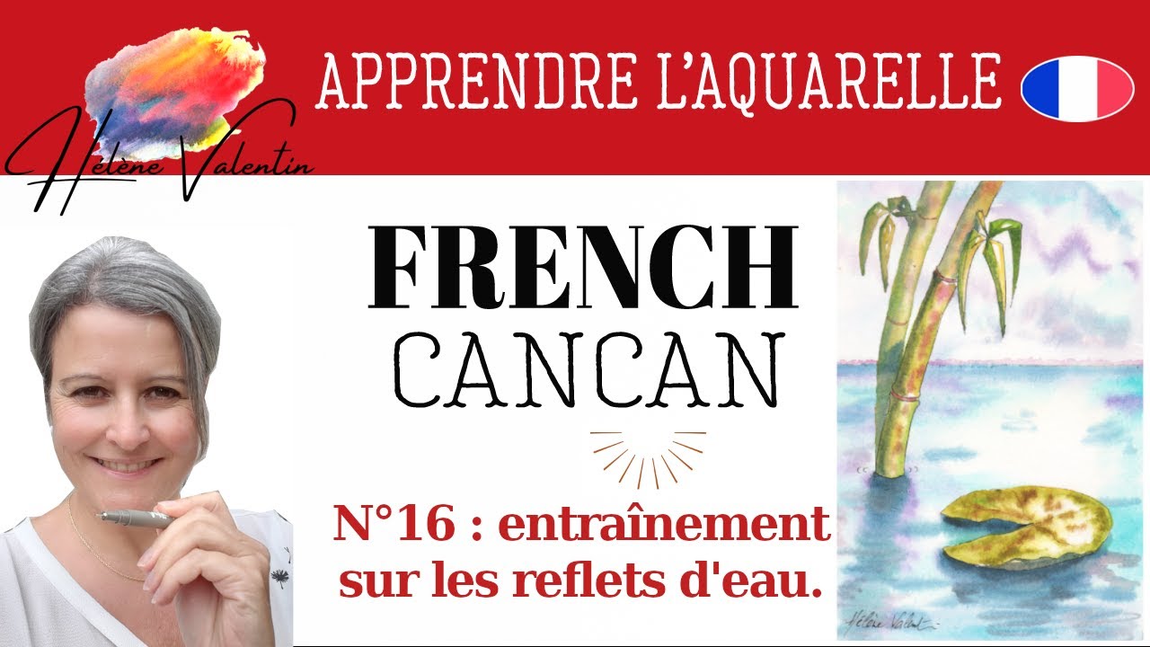 APPRENDRE L’AQUARELLE n°16 : les reflets d’eau - YouTube