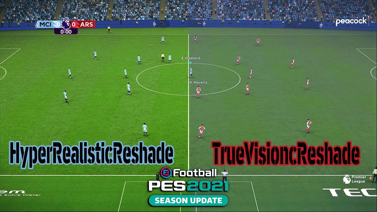 PES2021 Hyper Realistic & TrueVisionc ReShade Graphics of Football Life ...