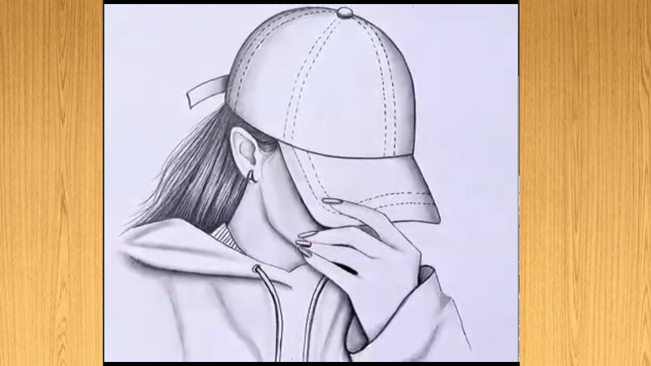How to draw Hidden face Girl - step by step || Pencil Sketch for ...