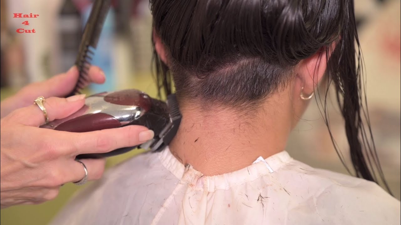 2022-37 Zuzka preview - long thick hair cut to bob - YouTube