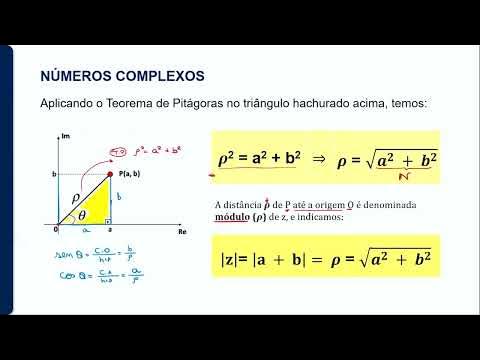 4ª aula Números complexos Norma, Módulo e Argumento de um Número Complexo - YouTube