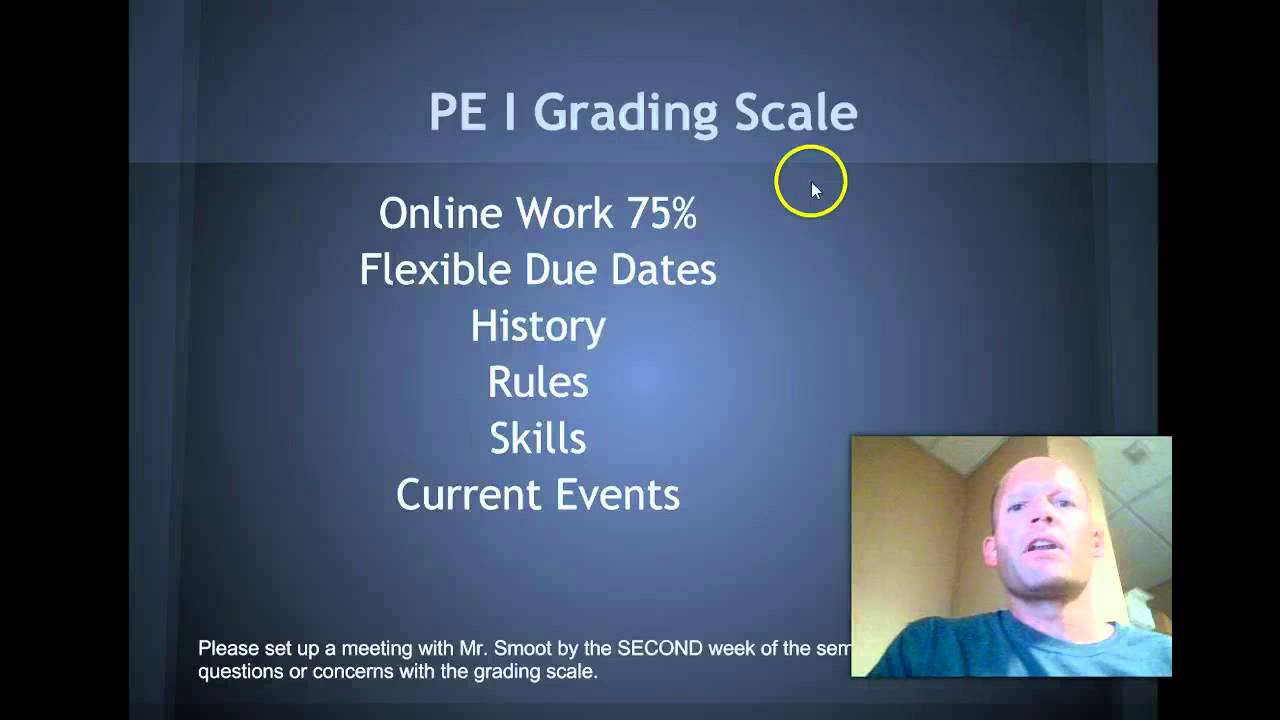 2013/14 PE I Grading Scale - YouTube