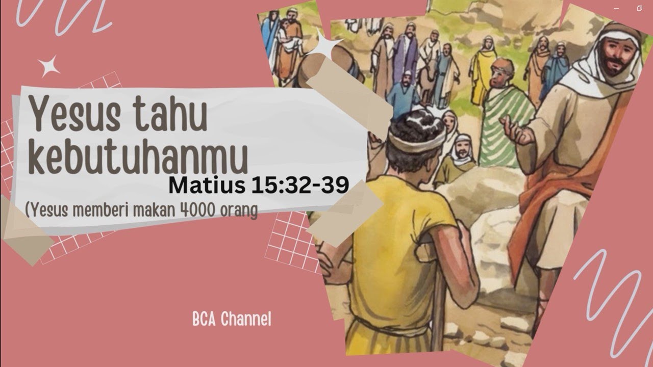 SERI Cerita Alkitab Anak: Yesus tahu kebutuhanmu: Yesus memberi makan ...