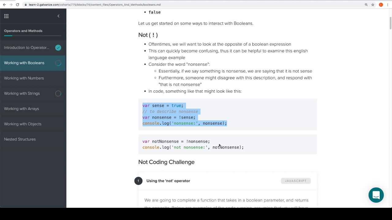 Module 0 Operators And Methods Booleans Part 1 Youtube 2176