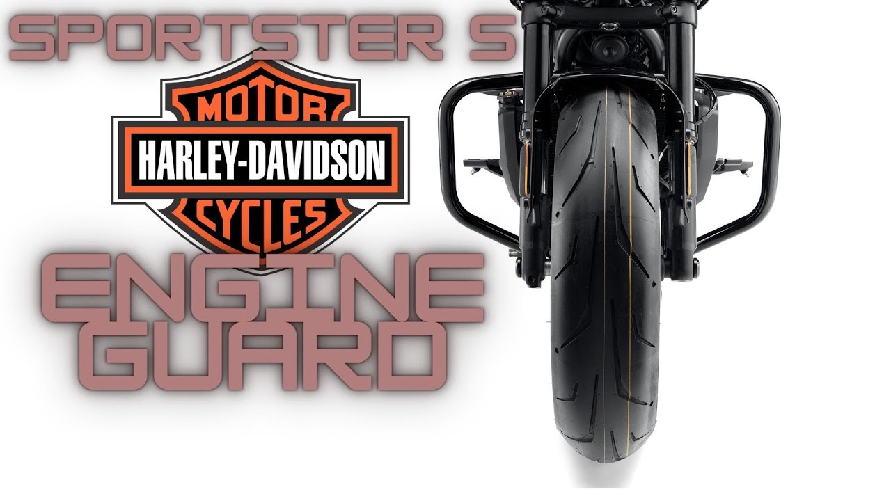 Engine Guard Crash Bar for Sportster S 2021-22 - YouTube