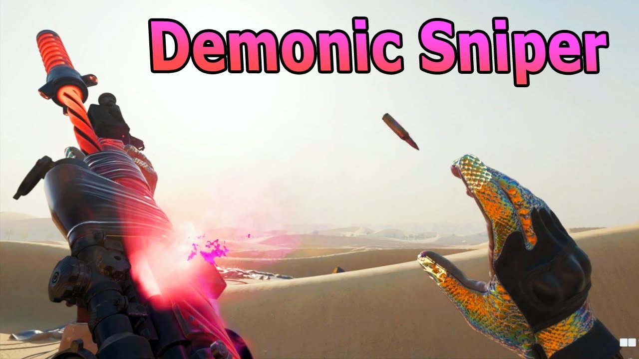 Demonic Sniper Mastercraft Blueprint Inspection in CoD Black Ops Cold ...